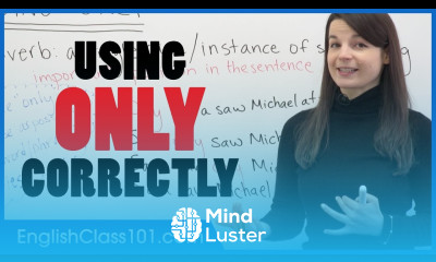 Learn How to use “ONLY” correctly Basic English Grammar - Mind Luster