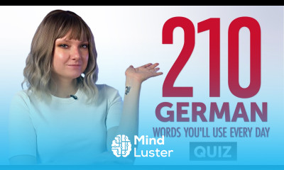 Learn Quiz 210 German Words You ll Use Every Day Basic Vocabulary 61 ...
