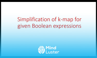 Learn k map Simplification Boolean Expressions STLD Lec 44 - Mind Luster
