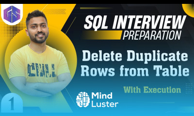 Learn Delete Duplicate Rows from Table SQL Interview Preparation SQL Interview Questions - Mind ...