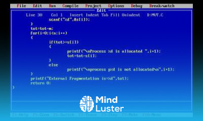 Learn OS Programs C Program to implement MFT MVT Operating Systems Lab - Mind Luster