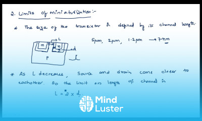 Learn Limitations on scaling Miniaturization Interconnect Contact Resistance Part 2 VLSI Lec 50 ...