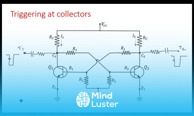 Learn Bistable multivibrators Triggering at Collectors Bases Pulse Digital Circuits PDC Lec 47 ...