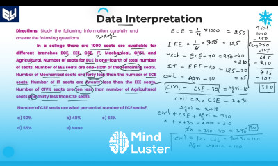 Learn Caselet DI Students in Engineering DI Reasoning Part 02 Bharath ...