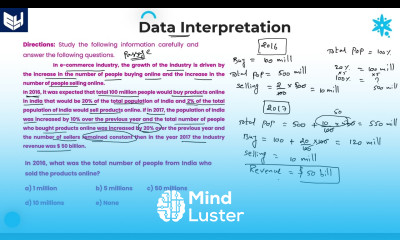 Learn Caselet DI DI E commerce Reasoning Part 07 Bharath Kumar - Mind ...