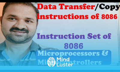 Learn Data Transfer Instructions of 8086 Microprocessor Data Copy Instructions of 8086 MPMC ...