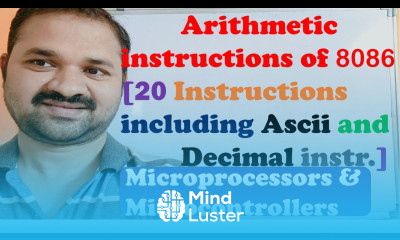 Learn 8086 Arithmetic Instructions DAA DAS AAA AAS AAM AAD Microprocessors ASCII - Mind Luster