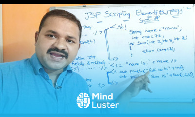 Learn JSP Scripting Elements Scriptlet Declaration Expression Tag Web Technologies - Mind Luster