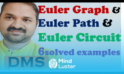 Learn Euler Graph Euler Path Euler Circuit Eulerian Graph Discrete Mathematics DMS GATE - Mind ...