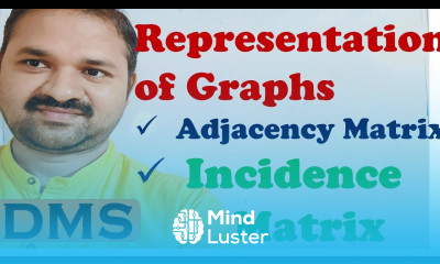 Learn Matrix Representation of Graphs in Discrete Mathematics Adjacency ...