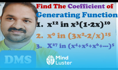 Learn Find the Coefficient of Generating Function Recurrence Relations ...