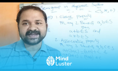 Learn Semi Group in Algebraic Systems Discrete Mathematics Structures ...