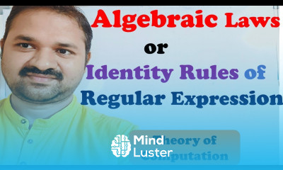 Learn Algebraic Laws of Regular Expression Identity Rules Theory of ...