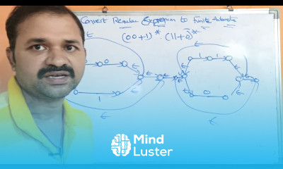 Learn Converting Regular Expression to Finite Automata Example 2 Theory of Computation TOC FLAT ...