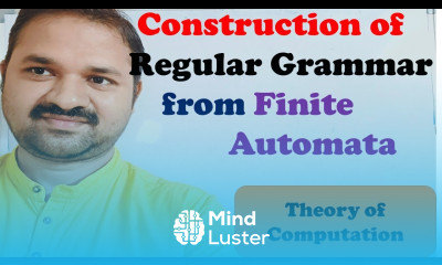 Learn Construction of Regular Grammar from Finite Automata Theory of Computation TOC FLAT - Mind ...