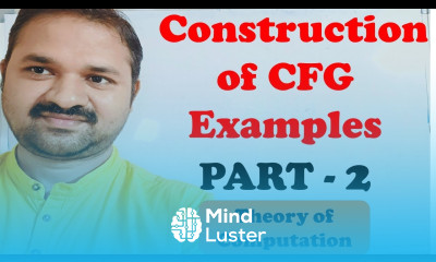 Learn Construction of CFG for the given language Examples part 2 TOC ...