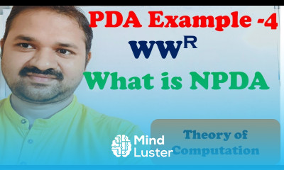 Learn Construct PDA for the language L {WW r} What is NPDA Non Deterministic Push down Automata ...