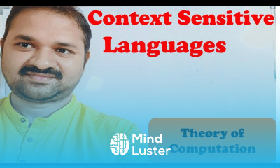 Learn Context Sensitive Language Context Sensitive Grammar TOC FLAT Theory of Computation - Mind ...