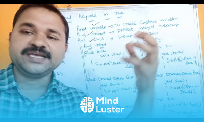 Learn final keyword in java with examples final variable final method final class - Mind Luster
