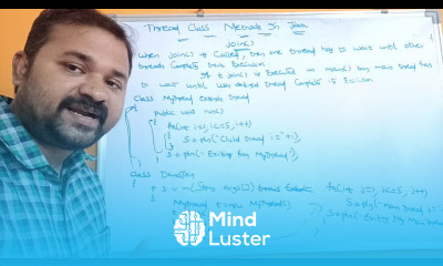 Learn join join method Thread Class Methods in Java Part4 - Mind Luster