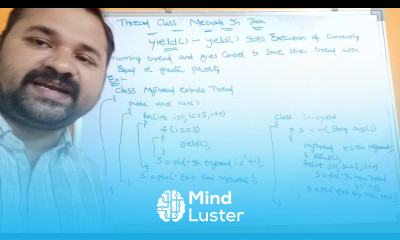 Learn yield yield method in java Thread class methods in java part5 - Mind Luster
