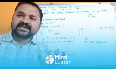 Learn stop stop method in java Thread class methods in java part6 - Mind Luster