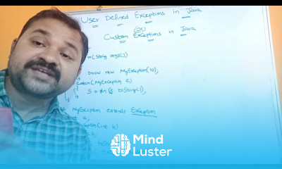 Learn User Defined Exceptions or Custom Exceptions In Java Programming - Mind Luster