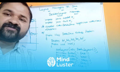 Learn BorderLayout in Java Layout Managers Java AWT Applets Swings Java ...