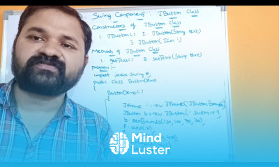 Learn JButton Class Swing Components Swing Controls Java Programming - Mind Luster