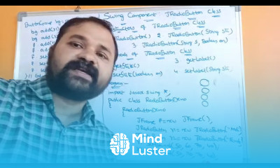 Learn JRadioButton Class Swing Components Swing Controls Java Programming - Mind Luster