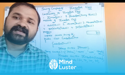 Learn JComboBox Class Swing Components Swing Controls Java Programming - Mind Luster