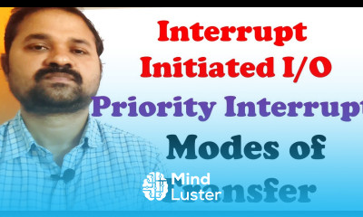 Learn Interrupt Initiated I O Priority Daisy Chaining Parallel Priority ...