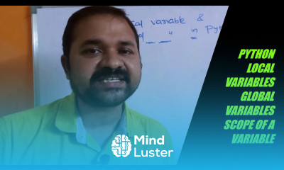 Learn Local Global Variables in Python Programming Scope of a variable - Mind Luster