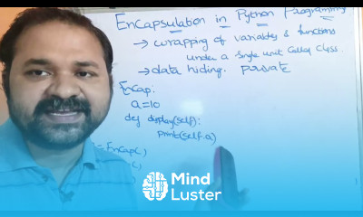 Learn Encapsulation in Python Programming How to Access Private Variables using Getter and ...