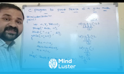 Learn reverse of a number in c c program to print reverse of a number - Mind Luster