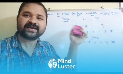 Learn perfect number range in c c program to print perfect numbers between given range - Mind Luster