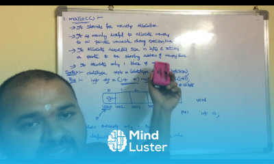 Learn Dynamic memory allocation in C malloc calloc realloc free - Mind Luster
