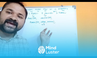 Learn ftell fseek rewind Random Access Files In C programming File Handling In C - Mind Luster