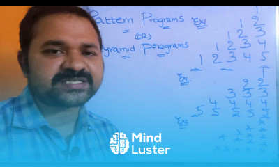 Learn PATTERN PROGRAMS 5 PYRAMID PROGRAMS 5 STAR PROGRAMS 5 - Mind Luster