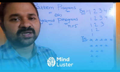 Learn PATTERN PROGRAMS 6 PYRAMID PROGRAMS 6 STAR PROGRAMS 6 - Mind Luster