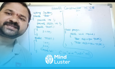 Learn static constructor in c - Mind Luster