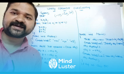 Learn unary operator overloading in C Overloading Increment Operator in C Unary minus - Mind Luster