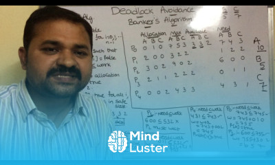 Learn Deadlock Avoidance part 2 Banker s algorithm safety algorithm in deadlock avoidance - Mind ...