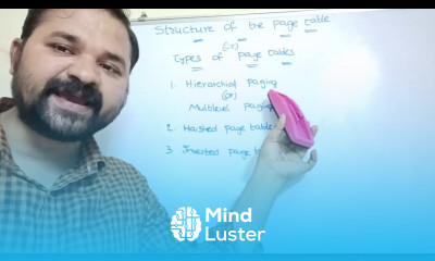 Learn structure of the page table in operating system types of page ...