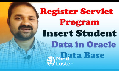 Learn Register Servlet Program Servlet Program to Insert Student data in Oracle Data Base Web ...