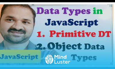 Learn Data Types in JavaScript Primitive Data Types Object Data Types JavaScript Tutorial - Mind ...