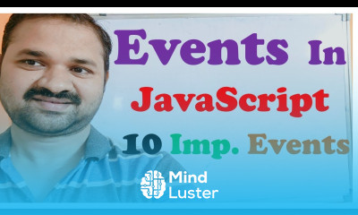 Learn Events in JavaScript JavaScript Tutorial for Beginners - Mind Luster