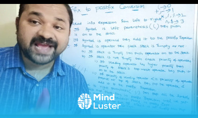 Learn infix to postfix conversion algorithm examples program - Mind Luster