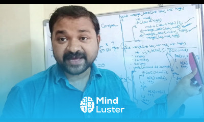 Learn merge sort algorithm merge sort algorithm with example merge sort program - Mind Luster