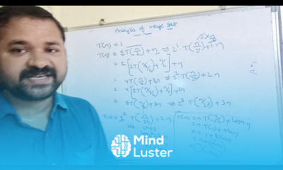 Learn analysis of merge sort merge sort time complexity analysis - Mind Luster
